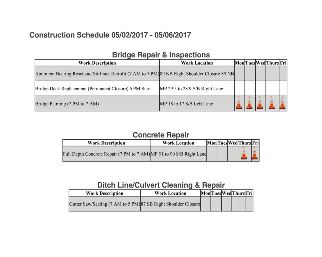 40 Free Construction Schedule Template Word PDF & Excel - Calypso Tree
