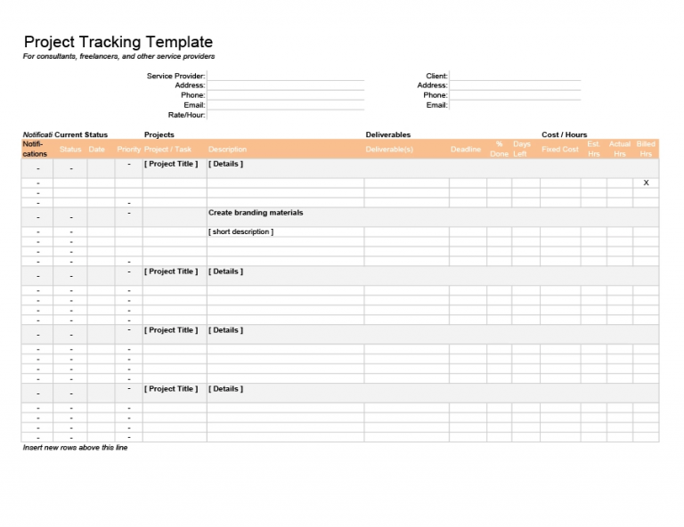 25 Multiple Project Tracking Template Excel - Calypso Tree