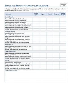 6+ Comprehensive Questionnaire Template To Boost Your Research ...