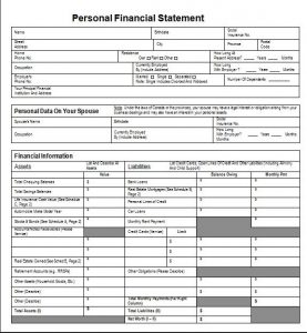 20 Free Personal Financial Statement Examples & Templates To Secure ...