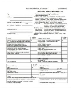 20 Free Personal Financial Statement Examples & Templates To Secure ...