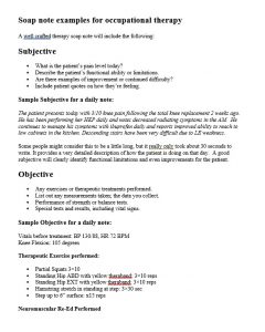 10 Amazing Soap Note Examples - Calypso Tree