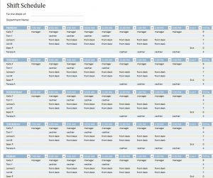 12 Amazing DuPont Schedule Templates And Examples - Calypso Tree