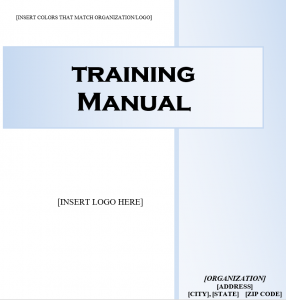 25 Training Manual Example & Template Free - Calypso Tree