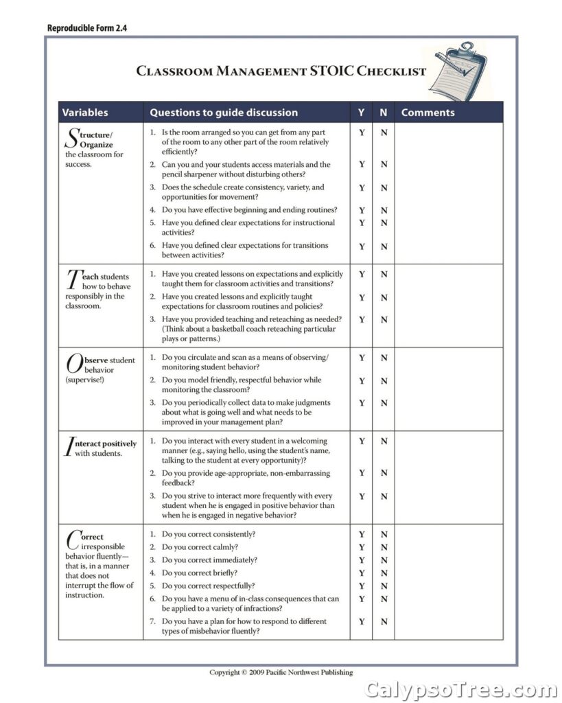 40+ Best Classroom Management Plan Template For Teaching And Learning ...