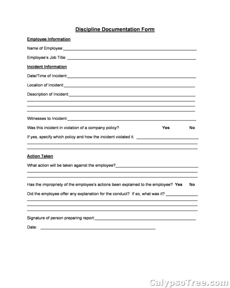 50 Simple Employee Write Up Form: Why You Use It And How To Write It ...