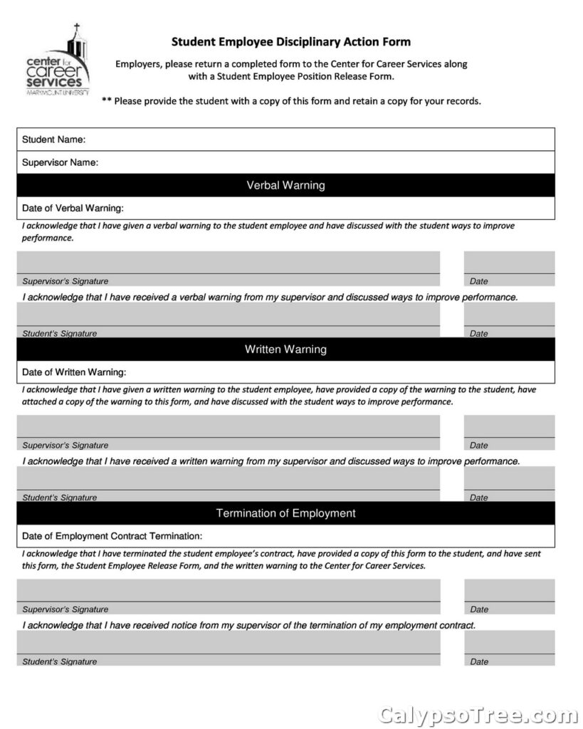 50 Simple Employee Write Up Form: Why You Use It And How To Write It ...