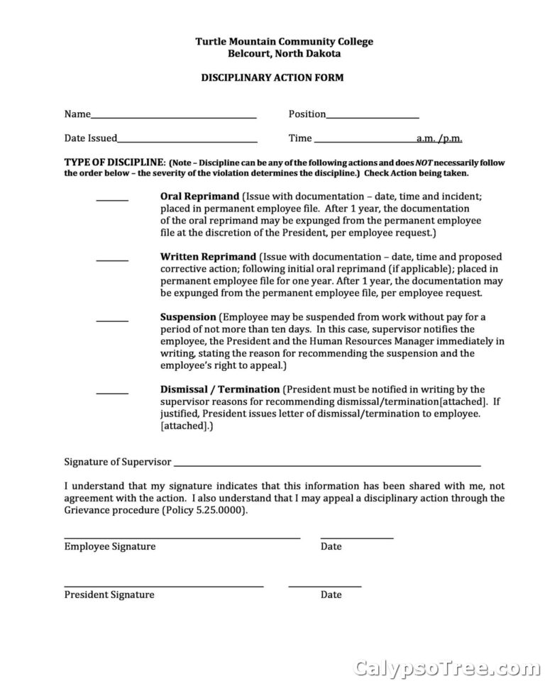 50 Simple Employee Write Up Form: Why You Use It And How To Write It ...