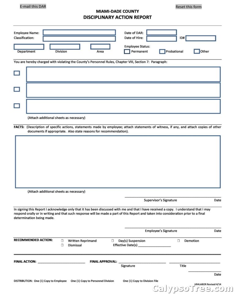 50 Simple Employee Write Up Form: Why You Use It And How To Write It ...