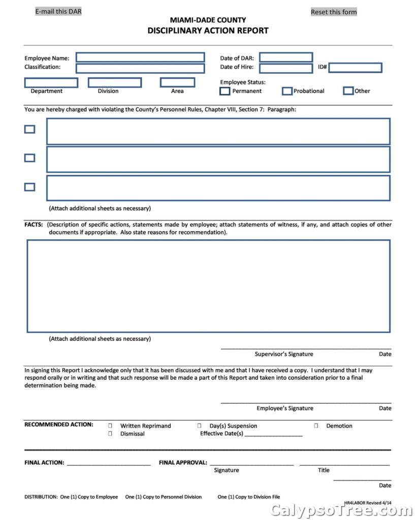 50 Simple Employee Write Up Form: Why You Use It And How To Write It ...