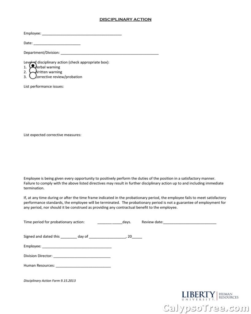 50 Simple Employee Write Up Form: Why You Use It and How to Write It ...