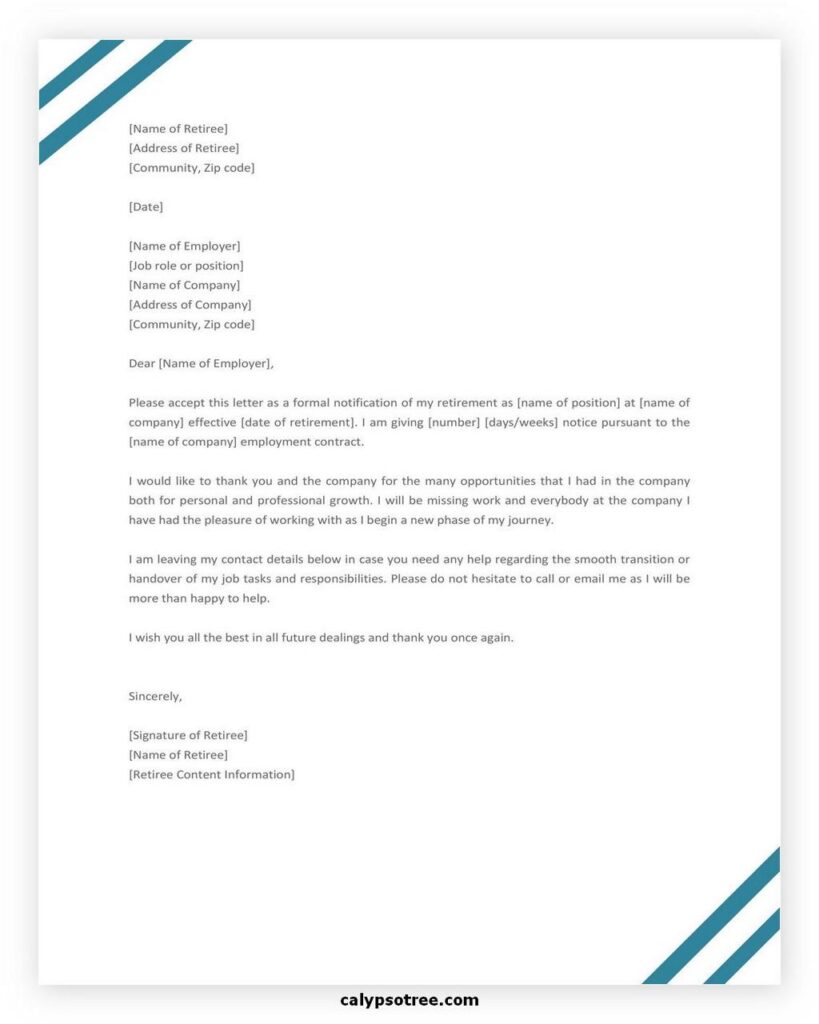 40 Amazing Retirement Announcement Emails & Letters (Free Template ...