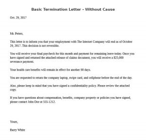 10 Free Termination Letter Template (Word, PDF, Printable) - Calypso Tree