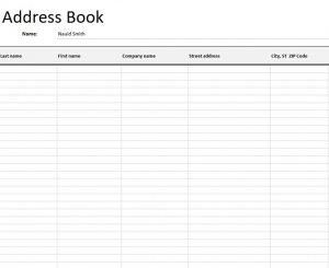 10 Free Contact List (Template , Example) - Calypso Tree