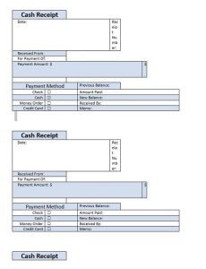 15 Amazing Receipt Templates (Free Example PDF, Word, Excel) - Calypso Tree