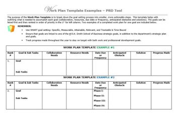 14 Free Sample Work Plan Templates (PPT, Excel, Word & Printable ...