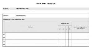14 Free Sample Work Plan Templates (PPT, Excel, Word & Printable ...