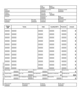 Simple Pay Stub Template In Running A Business (10+ Free) - Calypso Tree