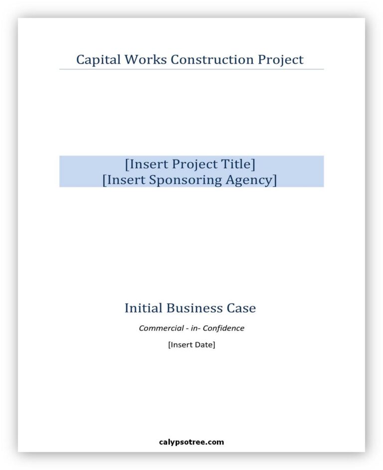 12 Best Business Case Template And How To Write - Calypso Tree