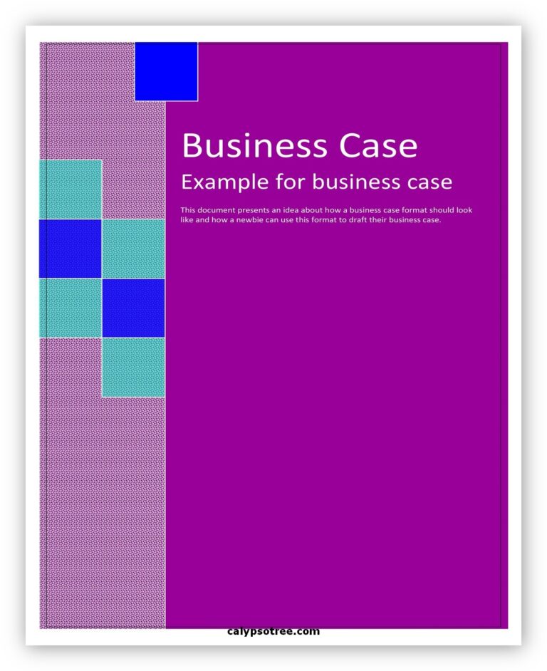 12 Best Business Case Template and How to Write – Calypso Tree